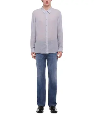 Helmut Lang Relaxed Fit Gauze Shirt - Pacific