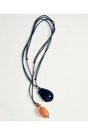 Mango Double Pendant Necklace