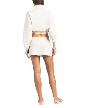 SKIMS Drapey French Terry Mini Skirt