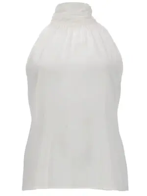 PT TORINO Anita" Georgette Top - White