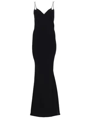 TOM FORD Spaghetti Strap Maxi Dress - Black
