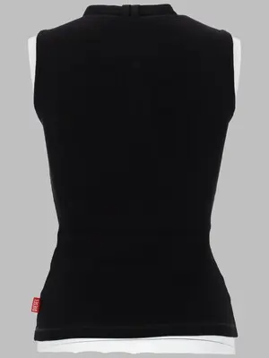DIESEL® T-tiara" Jersey Top - Black