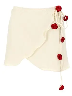 LA REVECHE Pareo "bouquet - Ivory