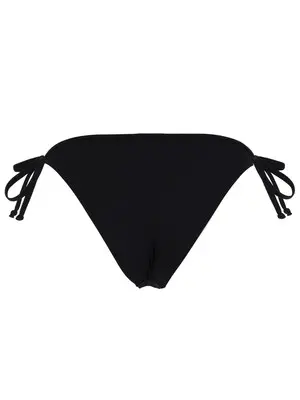 DIESEL® Bikini Bottom With Oval D Detail - Black