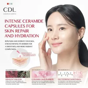 CANDORLOV Moisturizing Facial Serum Ceramide Dragons Blood Pink Capsule 1.7 Oz