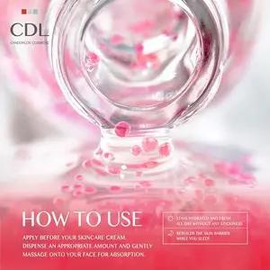 CANDORLOV Moisturizing Facial Serum Ceramide Dragons Blood Pink Capsule 1.7 Oz