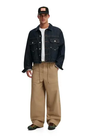 COTTON ON Super Baggy Utility Pant - Tan