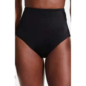 LANDS' END Slenderlite Ultra High Rise Bikini Bottoms - Black