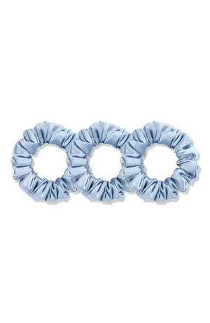 SILKSILKY Pure Silk Scrunchie Set - Lightblue
