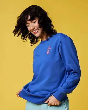 COTOPAXI Cotopaxi Lava Llama Crew Sweatshirt Azure