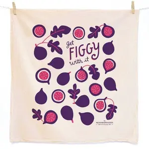THE NEIGHBORGOODS Fig Tea Towel And Pot Holder Set