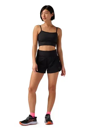 BACKCOUNTRY Destination Square Neck Bra Top - Black