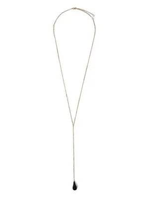TOTEME Onyx Drop Necklace - Black
