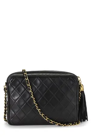 Chanel Lambskin Diamond Cc Camera Bag