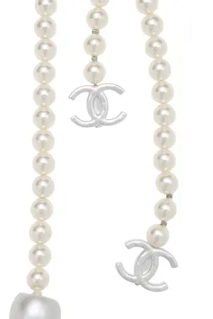 Chanel Faux Pearl Necklace