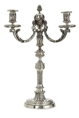 VINTAGE TABLEWARE Plated Candelabra Set Of 2