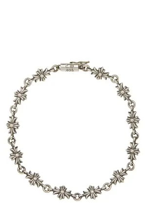 CHROME HEARTS Chrome Hearts Sterling Silver Tiny Cross Bracelet