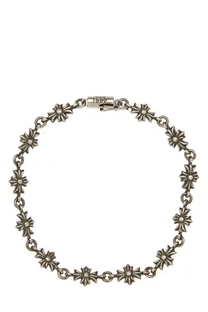 CHROME HEARTS Chrome Hearts Sterling Silver Tiny Cross Bracelet