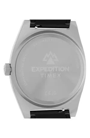 Timex® Timex Expedition Capstone Stainless Steel And Silicone Strap Watch - Silver-tone