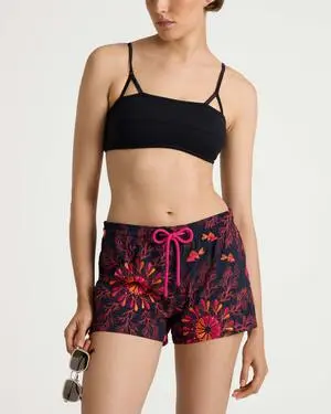 Vilebrequin Limited Edition Mandala Embroidered Swim Shorts - Blue