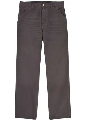 Carhartt Work In Progress Straight-leg Canvas Trousers - Stone