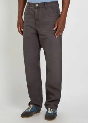 Carhartt Work In Progress Straight-leg Canvas Trousers - Stone