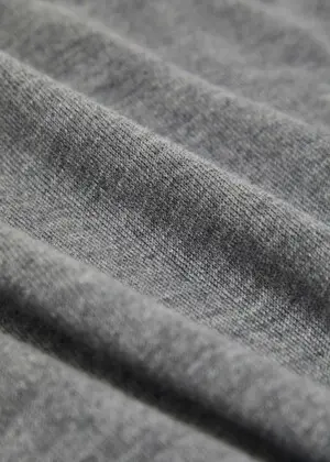 ALLUDE Wool Crew Neck Jumper - Grey