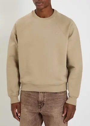 AMI Paris Logo Cotton Sweatshirt