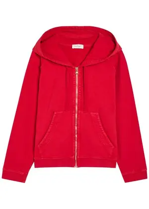 SECOND / LAYER Rola Hooded Cotton Sweatshirt