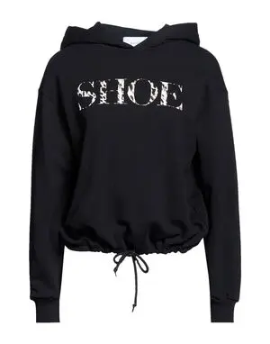 SHOE Cotton Logo Hoodie - Black