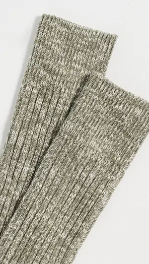 Nn07 Ribbed Crew Socks - Capers
