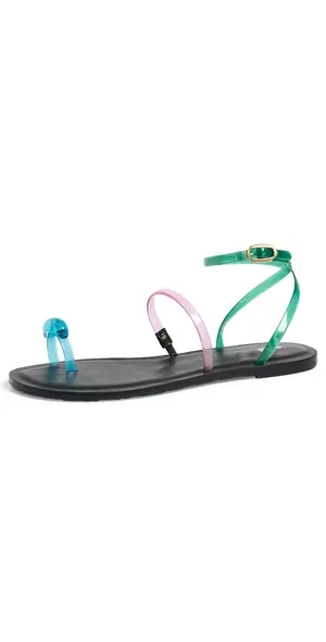 Larroude Biarritz Jelly Sandals - Blue