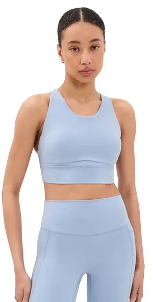 Crystal Clear Blue Sports Bras