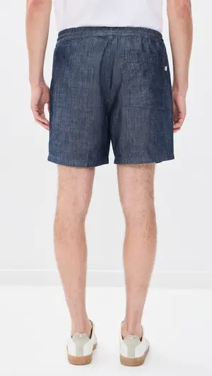 Nn07 Gregor Chambray Shorts - Medium Rinse