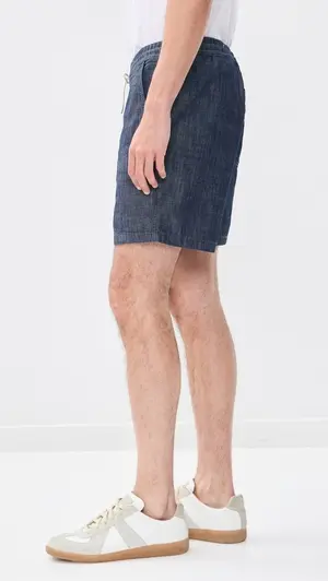Nn07 Gregor Chambray Shorts - Medium Rinse