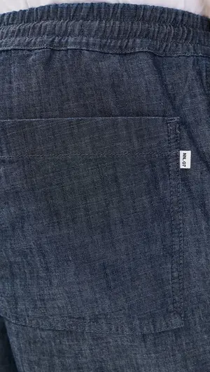 Nn07 Gregor Chambray Shorts - Medium Rinse