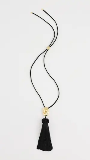 LUV AJ The Solstice Knot Tassel Necklace