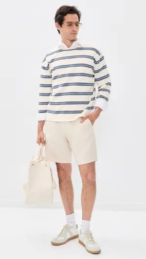 Nn07 Aden Linen Shorts