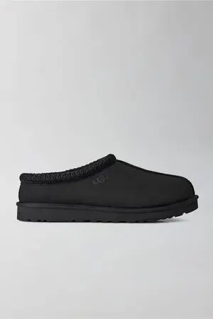 UGG Tasman Ii Suede Slippers With Sheepskin Lining - Black