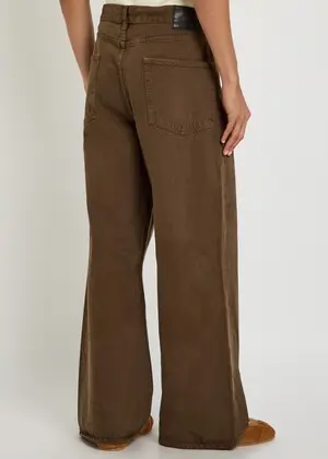 THE ELDER STATESMAN Hunter Wide-leg Jeans