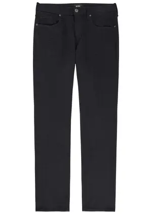 Paige Federal Slim Straight-leg Jeans In True - Navy