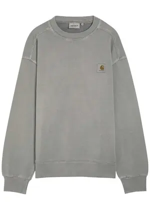 Carhartt Work In Progress Nelson Cotton Sweatshirt - Grey