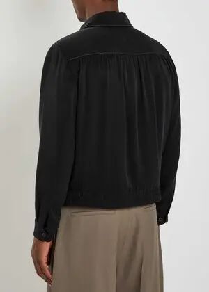 SECOND / LAYER Herman Contrast-stitch Twill Jacket