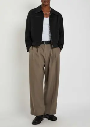 SECOND / LAYER Herman Contrast-stitch Twill Jacket