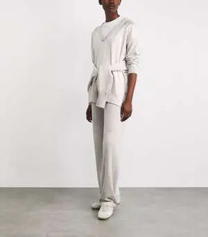 WILLIAM SHARP Embellished V-neck Cashmere Sweater