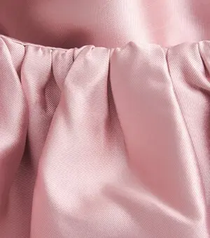 Solace London Satin-trim Floris Gown - Pink