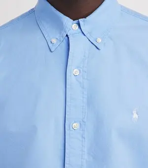 Polo Ralph Lauren Cotton Garment-dyed Oxford Shirt - Blue