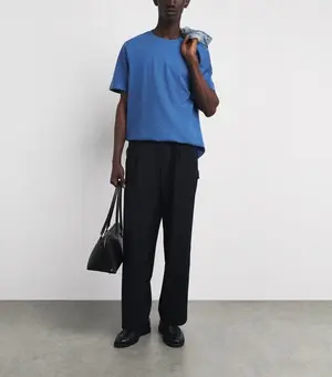 WAX LONDON Organic Cotton Dean T-shirt - Blue