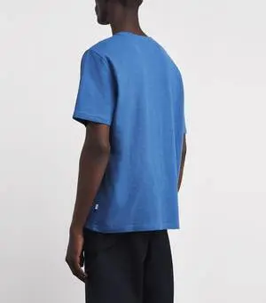 WAX LONDON Organic Cotton Dean T-shirt - Blue