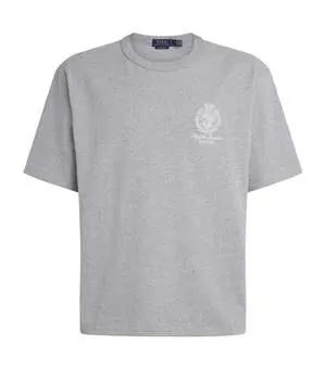Polo Ralph Lauren Cotton Logo Crest T-shirt - Grey